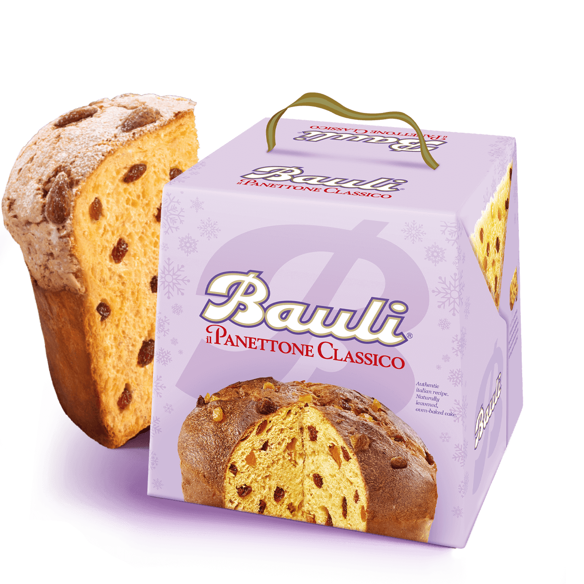 Panettone: sweet raisins and glazed orange peels | Bauli