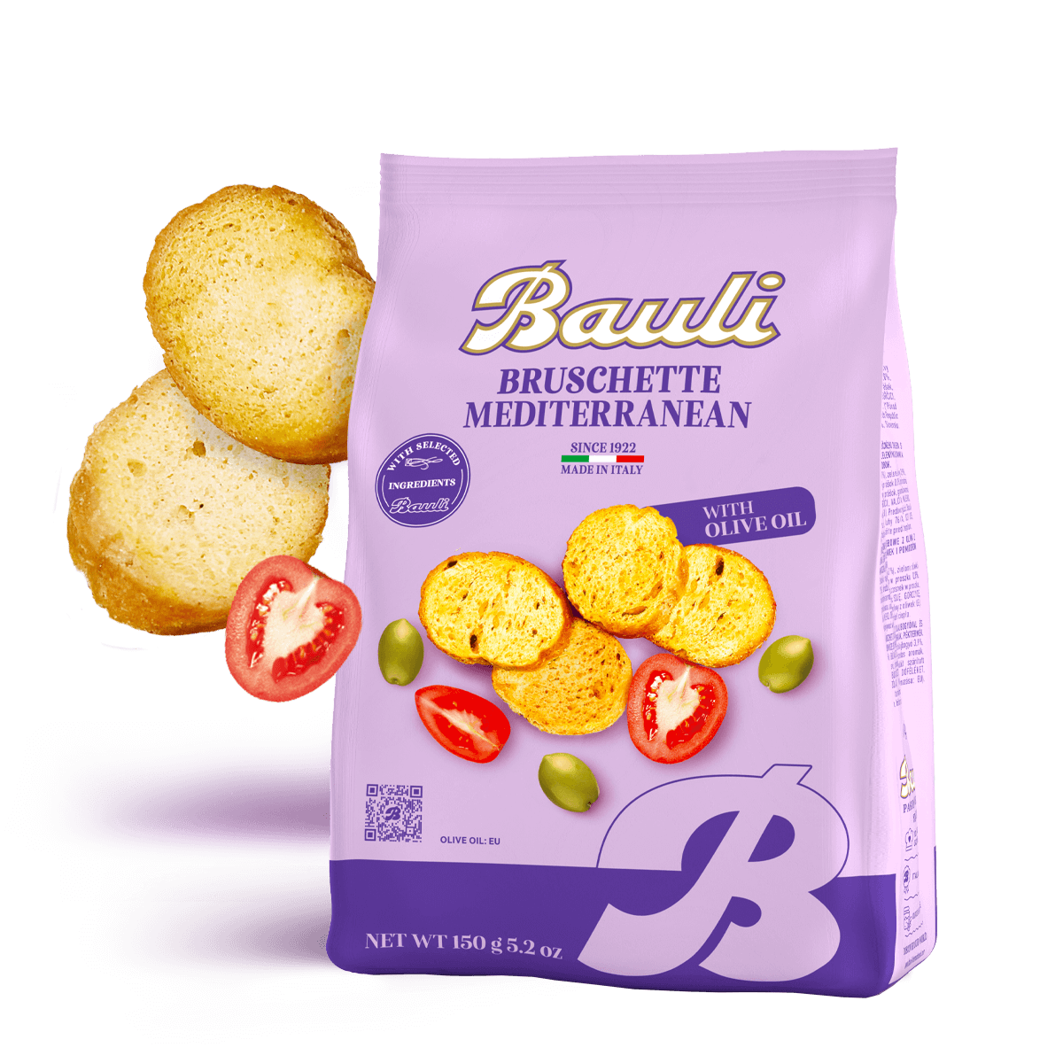Mediterranean Tomato and Olive Bruschette | Bauli
